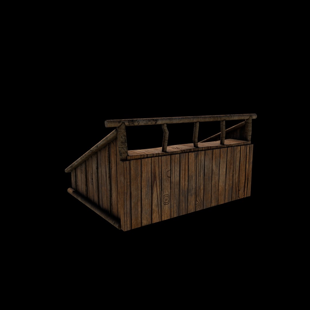 3D Wooden Bleacher 3D Model Model - TurboSquid 2389617
