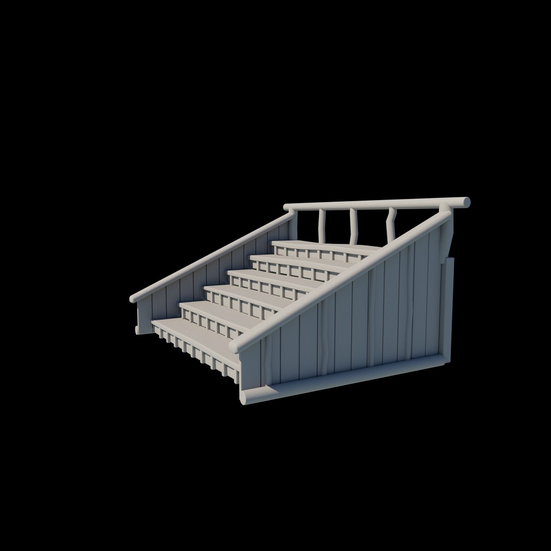 3D Wooden Bleacher 3D Model Model - TurboSquid 2389617
