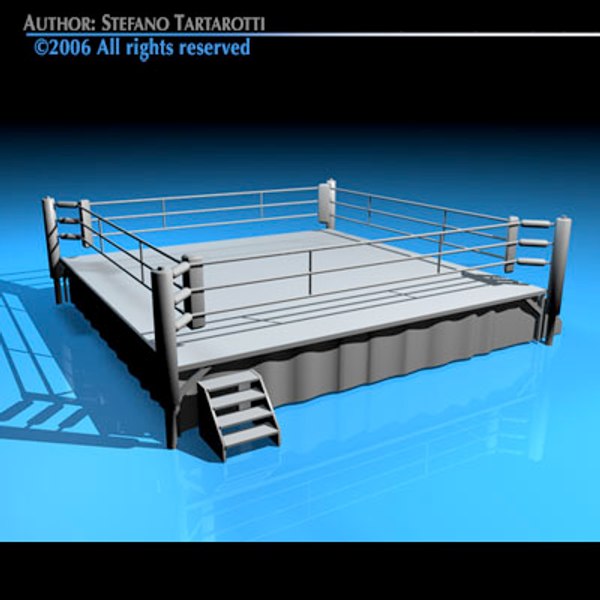 boxing arena 3d model