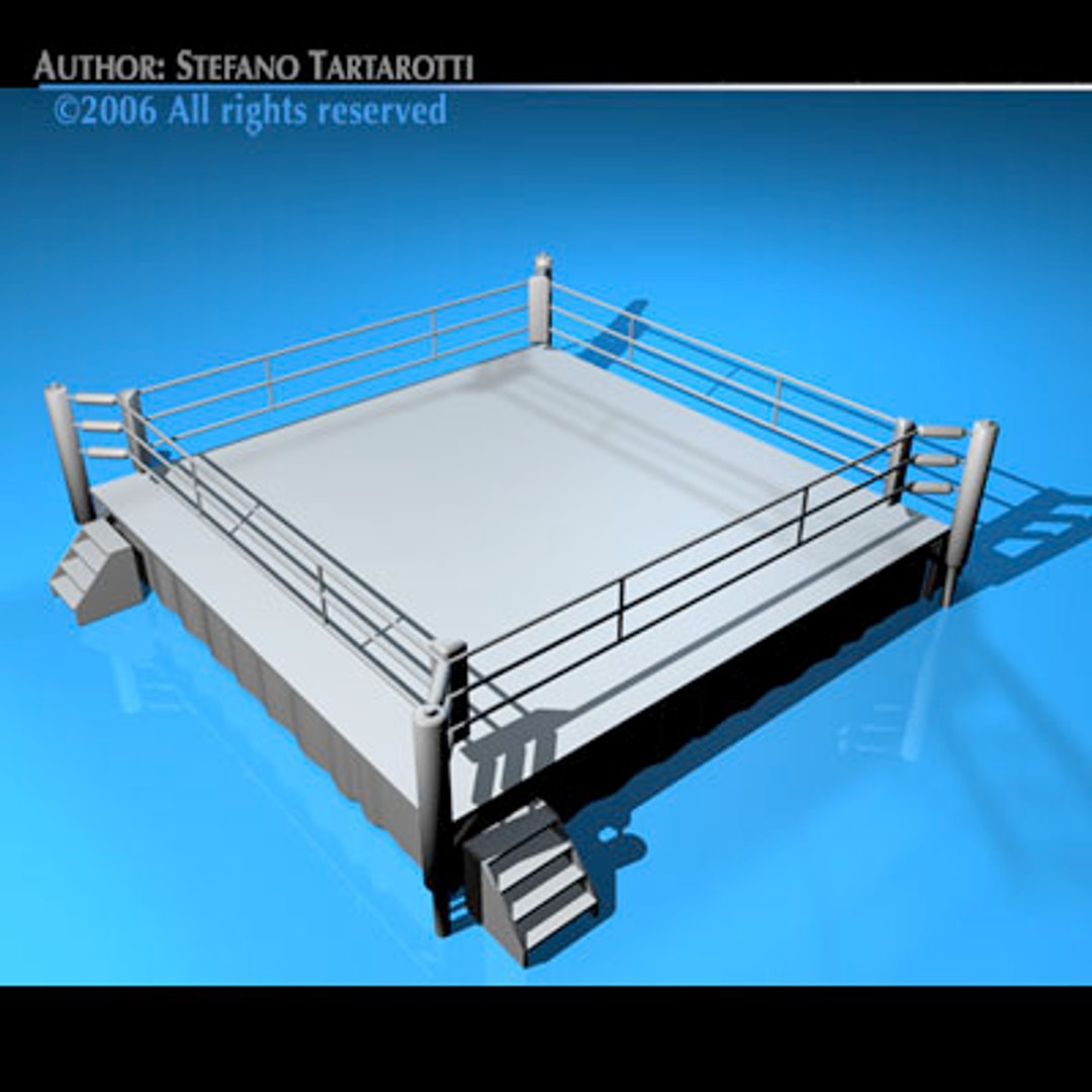 Boxing Ring 3d Dxf