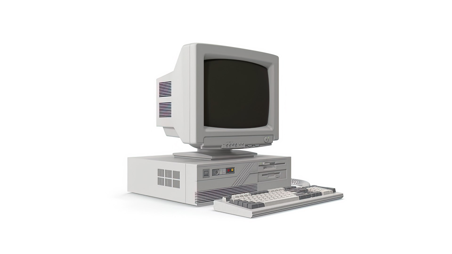 Vintage Desktop PC 3D Model - TurboSquid 2296669