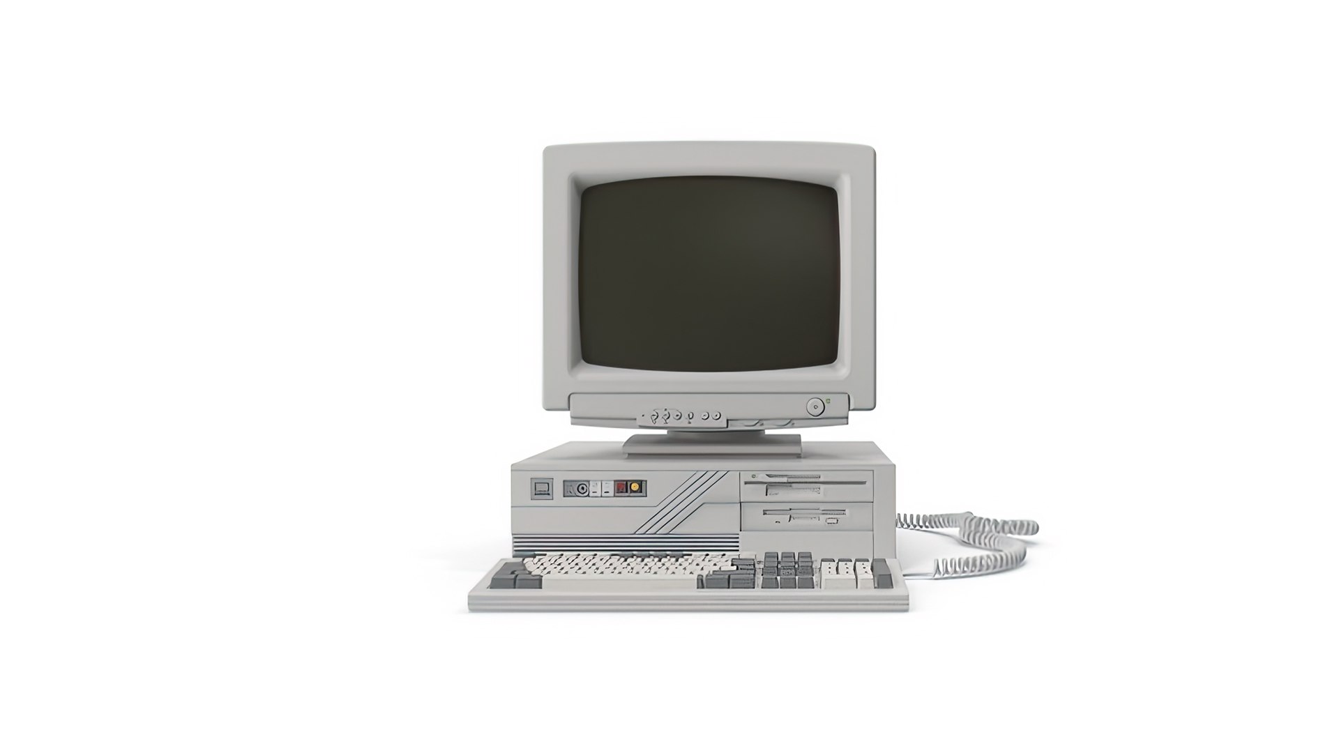 Vintage Desktop PC 3D Model - TurboSquid 2296669