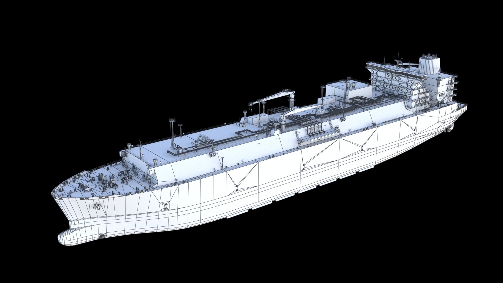 LNG Tanker Model - TurboSquid 2206367