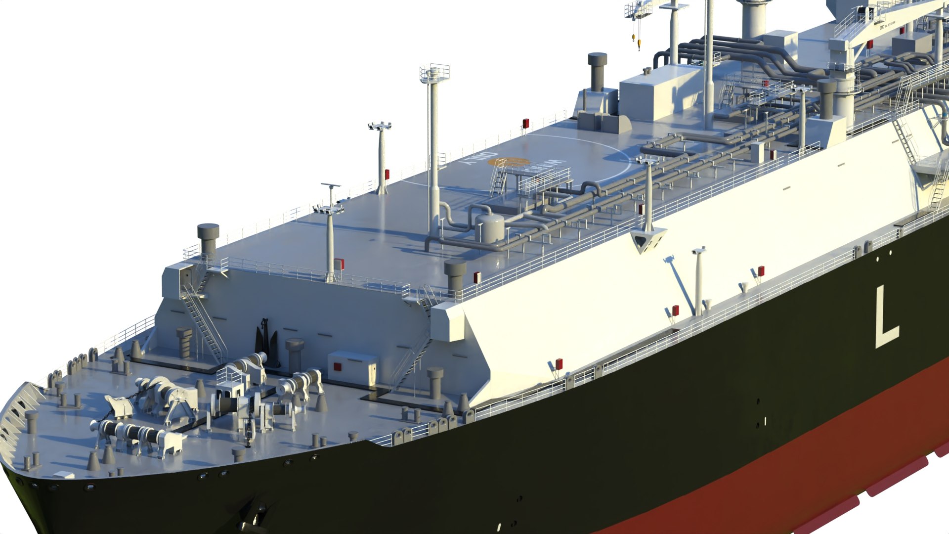 LNG Tanker Model - TurboSquid 2206367