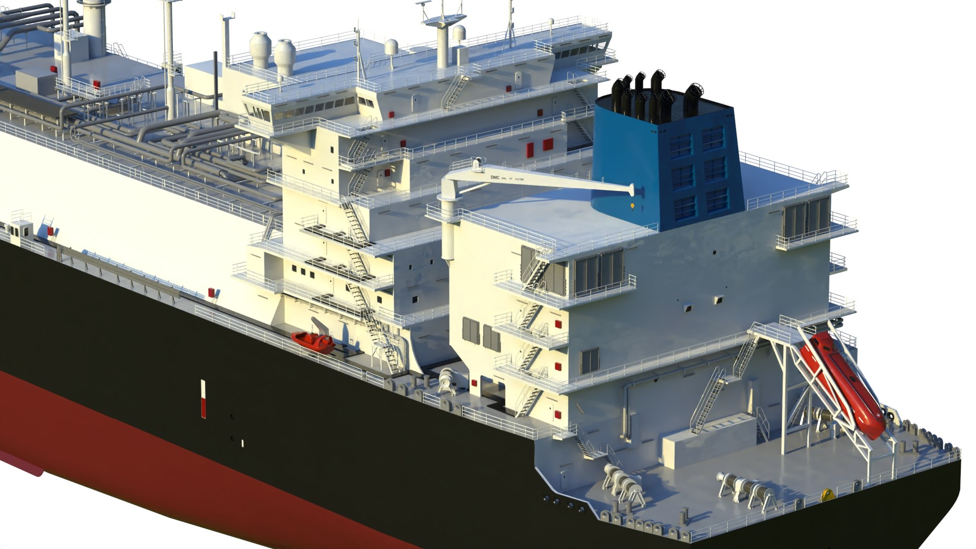 LNG Tanker Model - TurboSquid 2206367