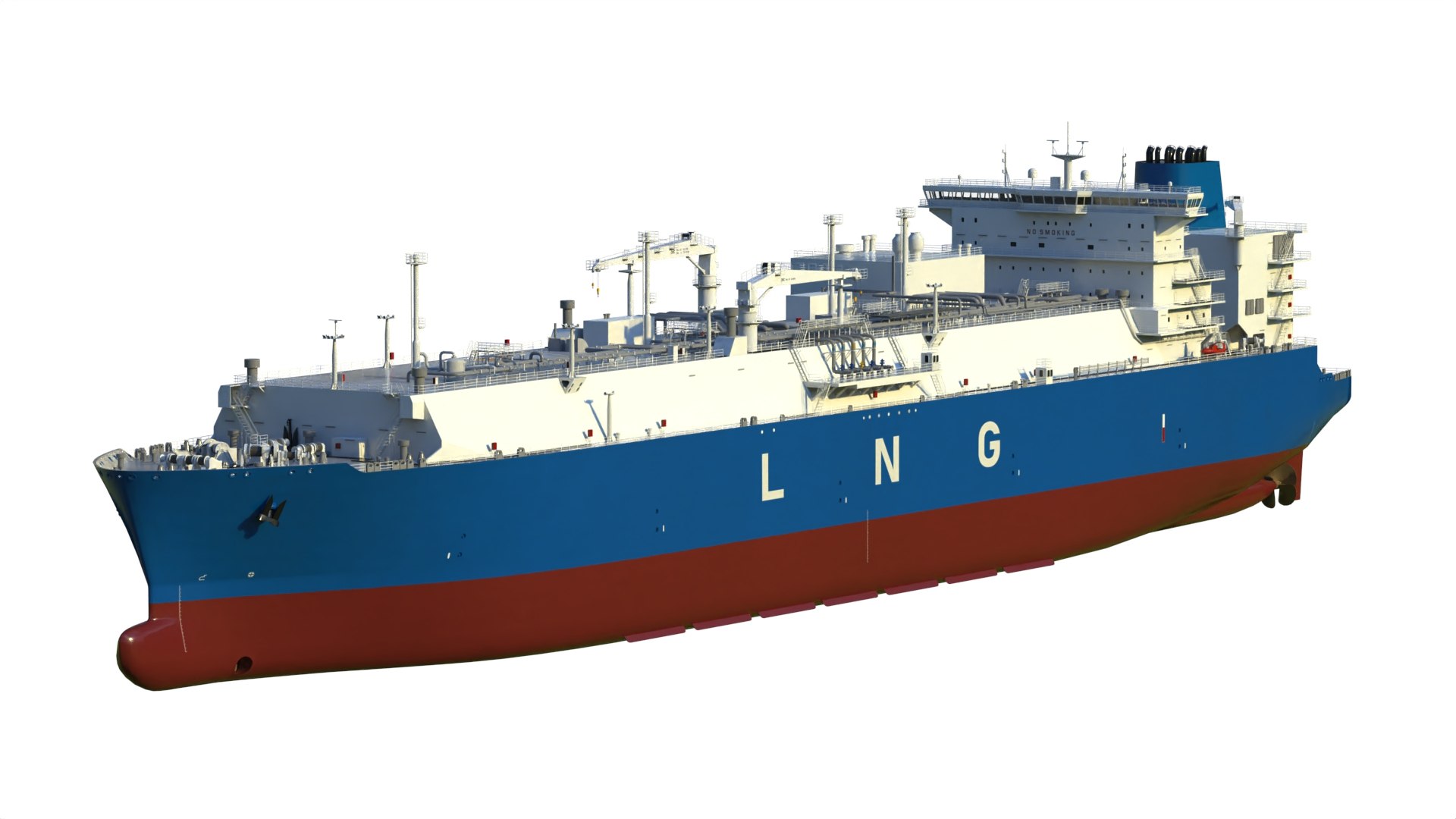 LNG Tanker Model - TurboSquid 2206367