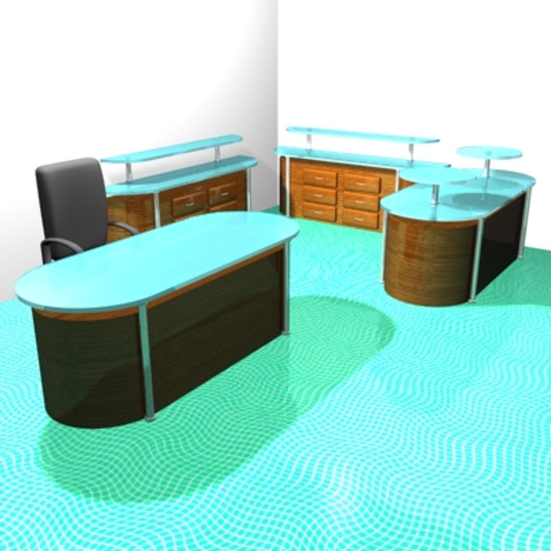 Desk Table Office 3d Max
