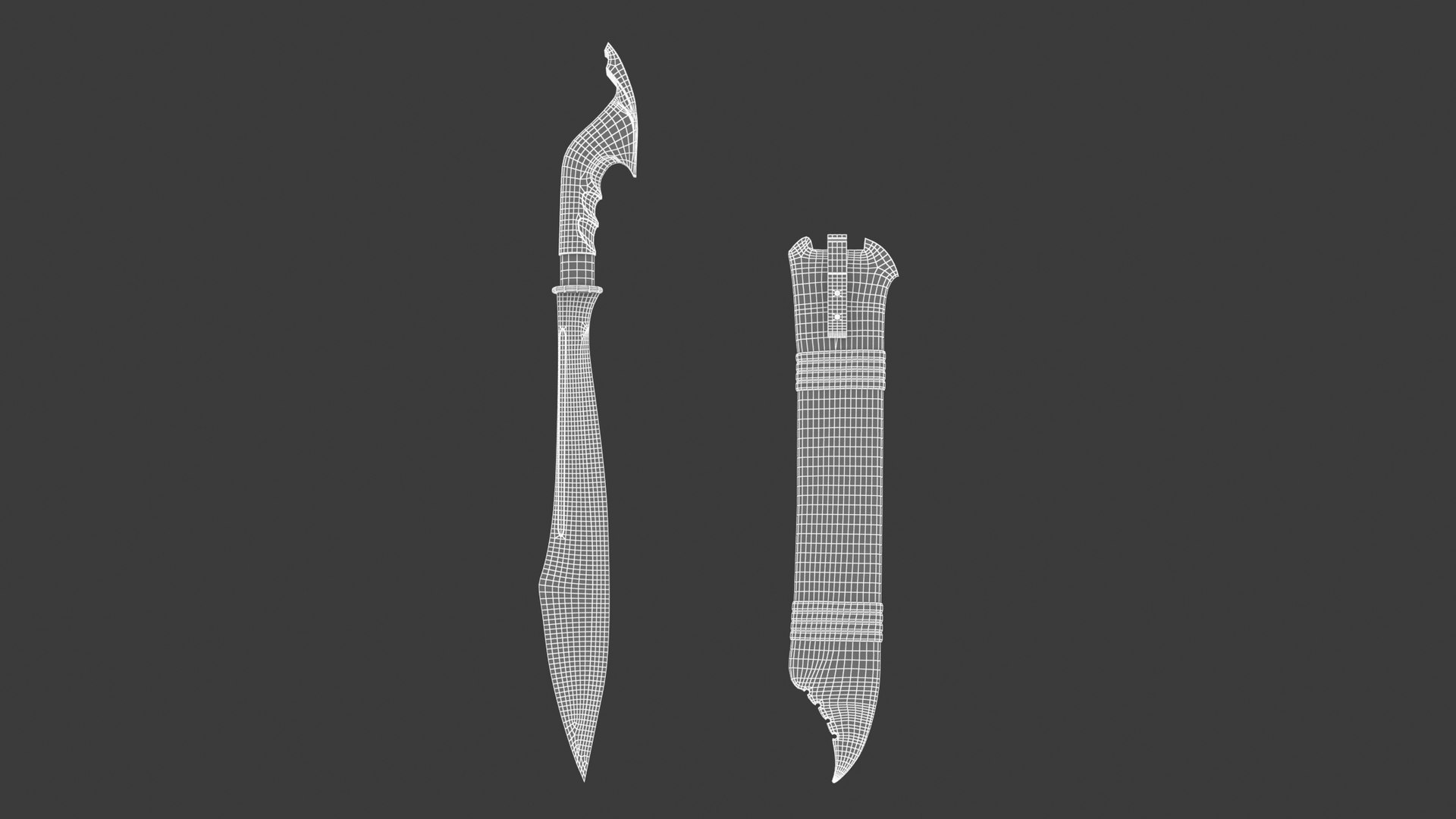 3D Pirah Sword - TurboSquid 1762236