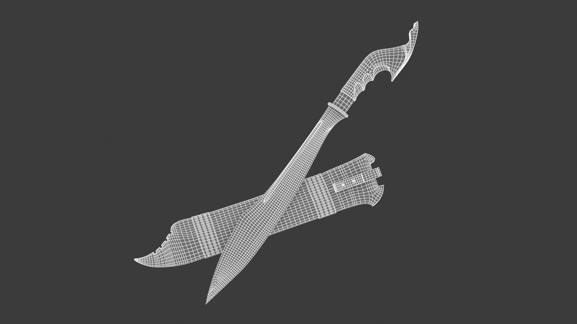 3D Pirah Sword - TurboSquid 1762236