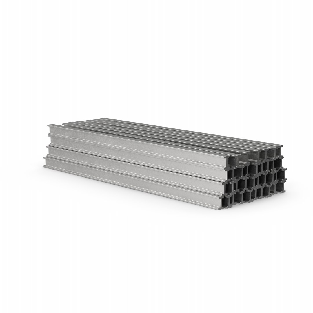 3D Iron Beams - TurboSquid 2002080