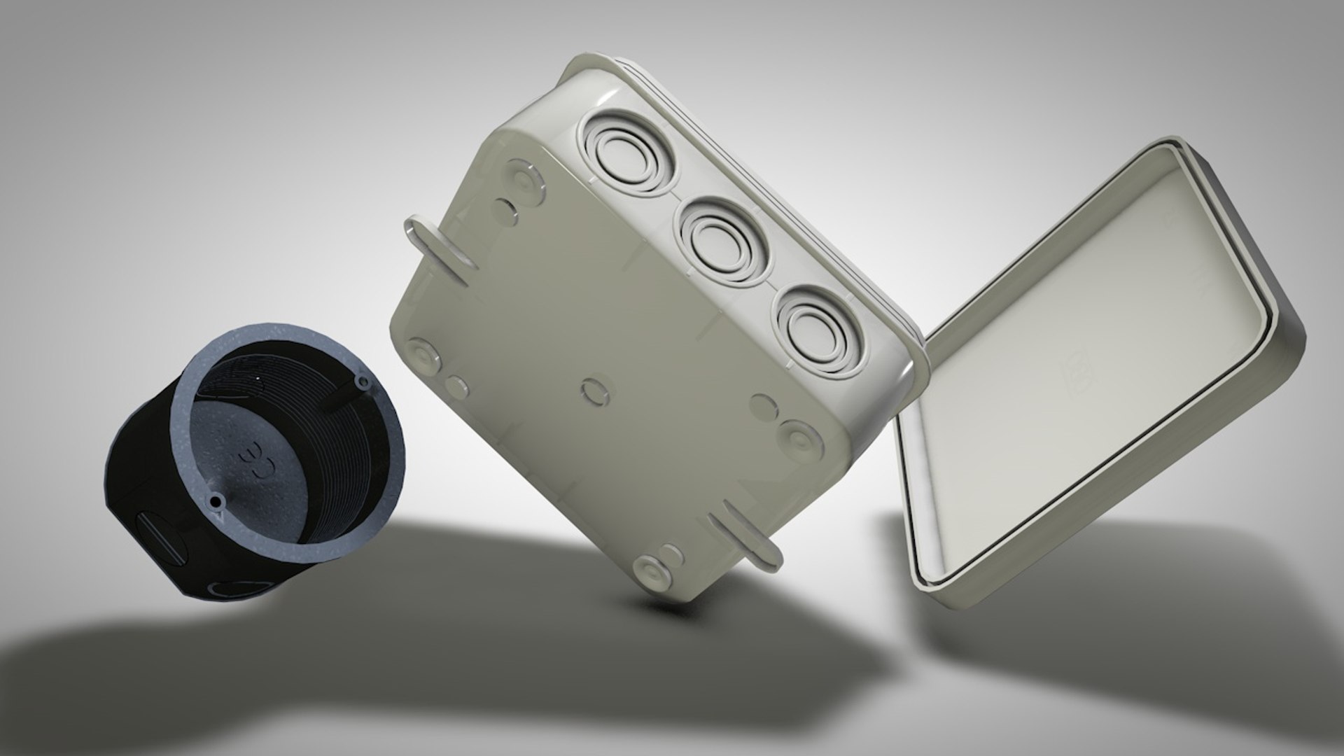 3D recessed box - TurboSquid 1509124