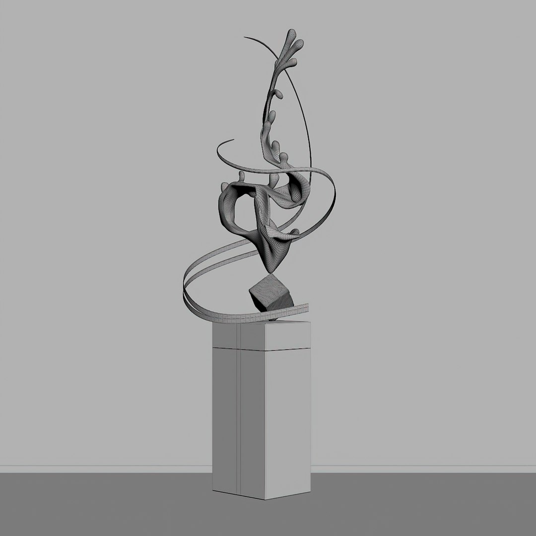 Abstract Sculpture 3D Model - TurboSquid 2206181