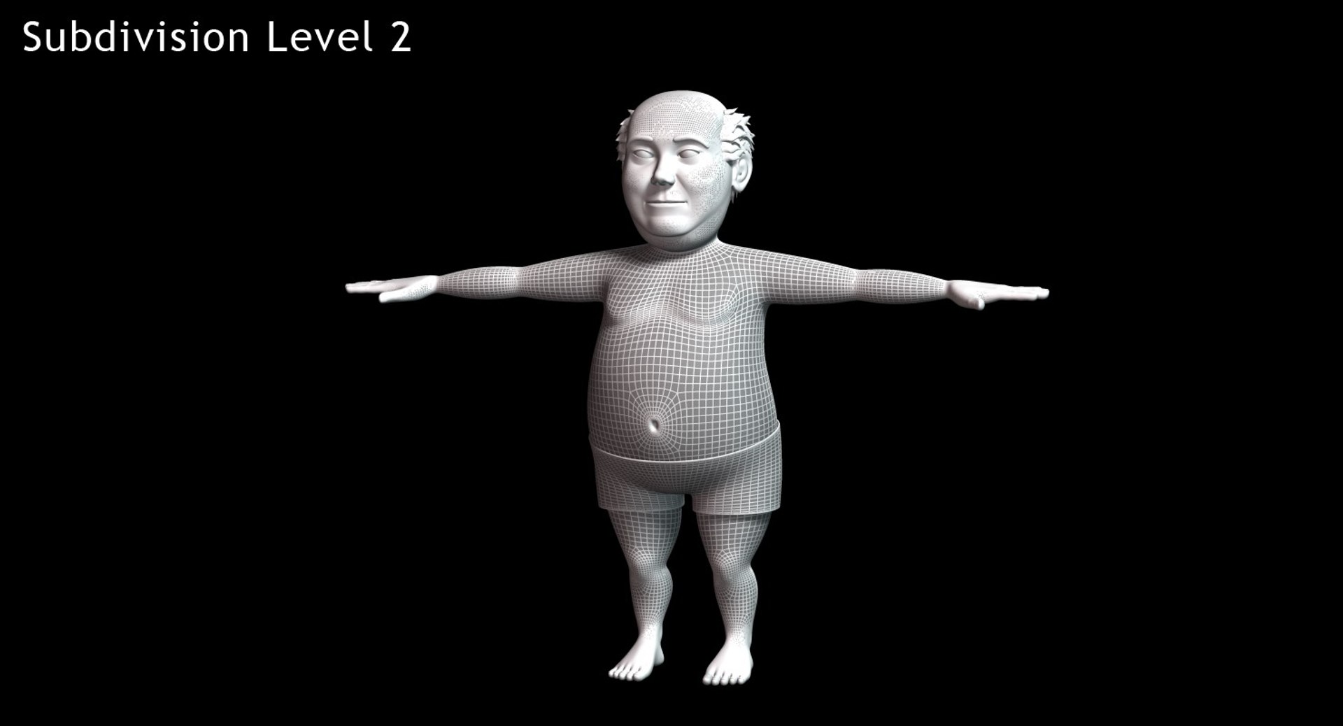 3D Cartoon Fat Guy Rigged Character - TurboSquid 1226599