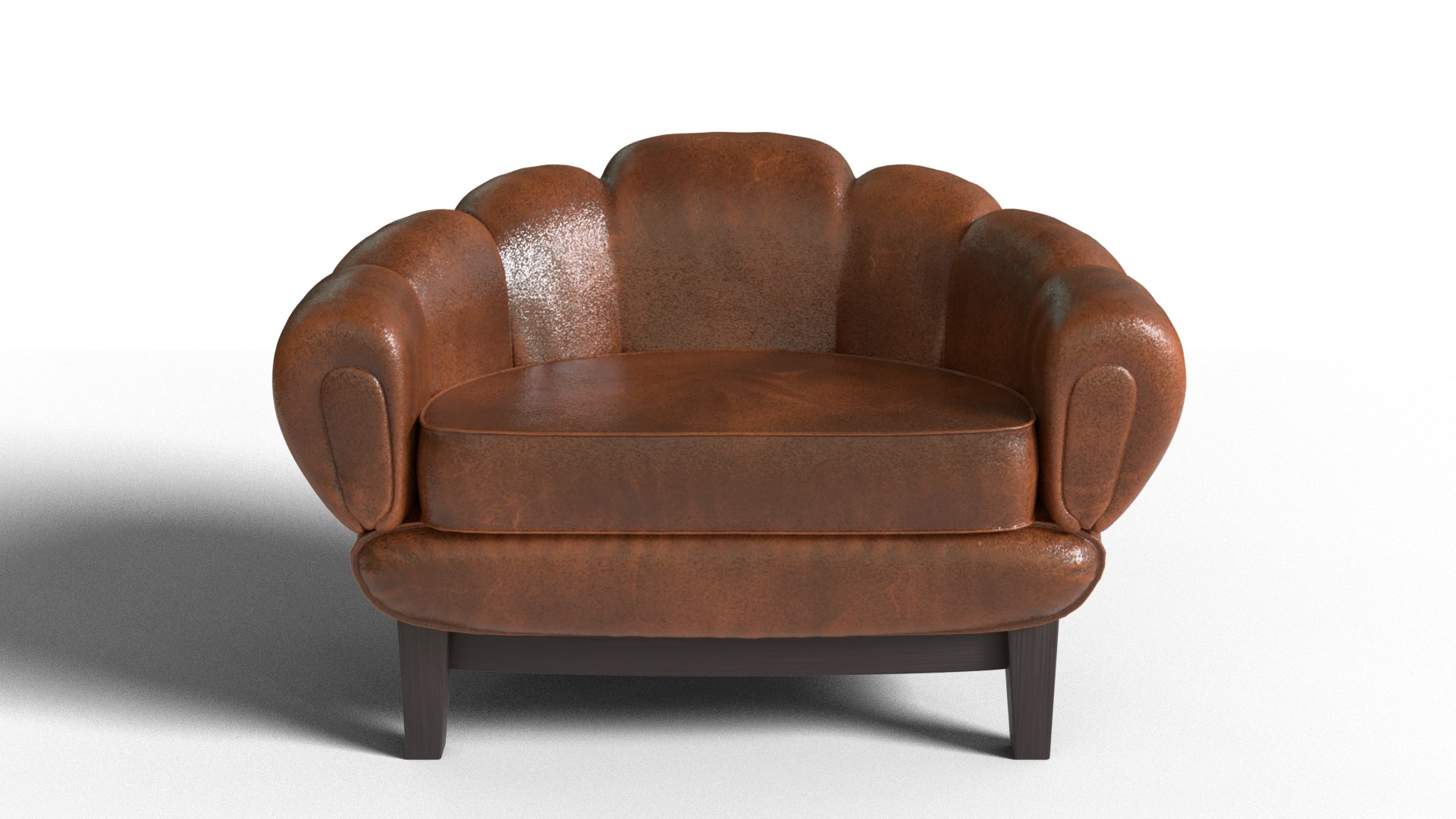 Comfort leather chair model - TurboSquid 1749891