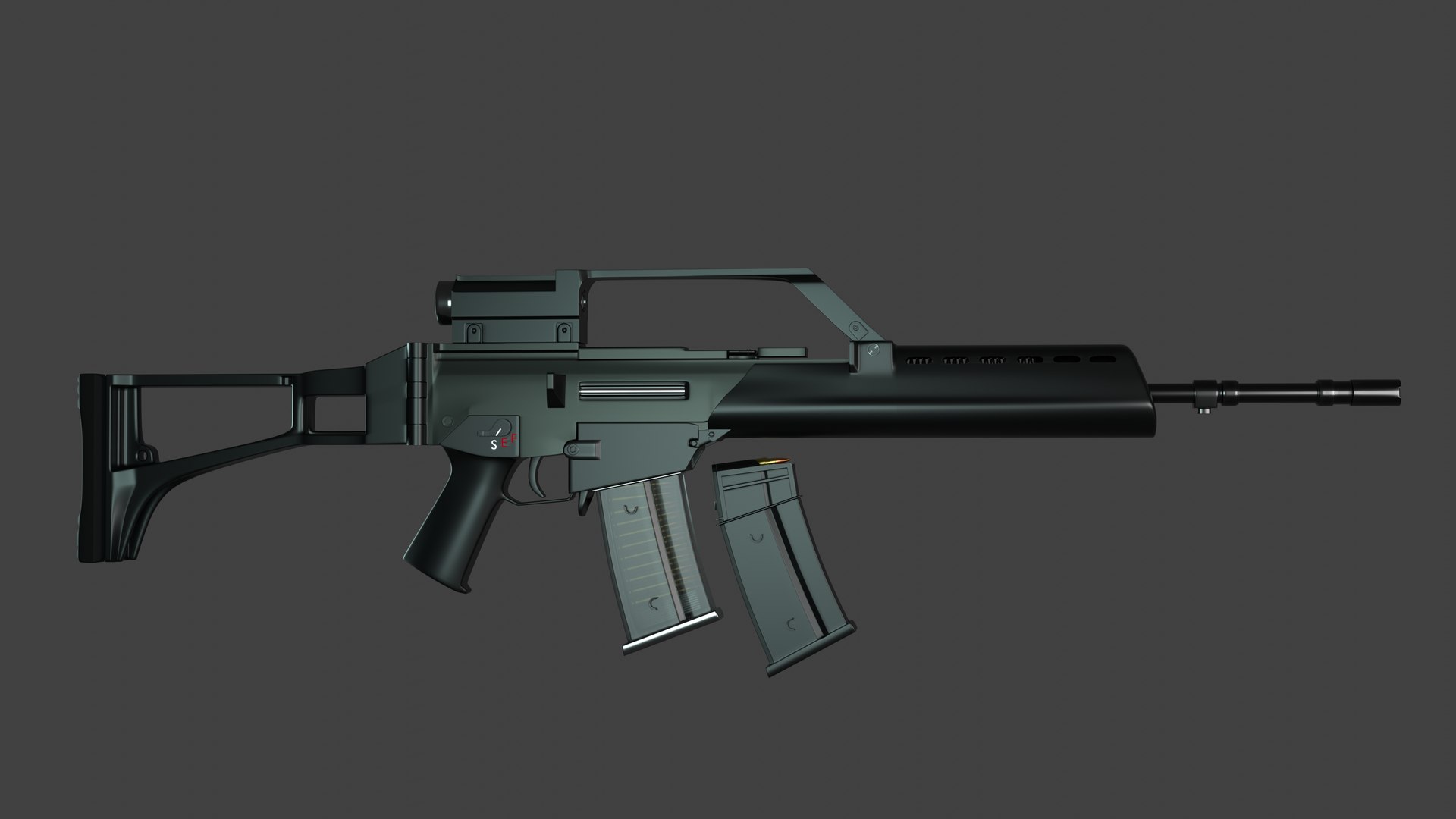 German Rifle G36a1 3D Model - TurboSquid 1656878