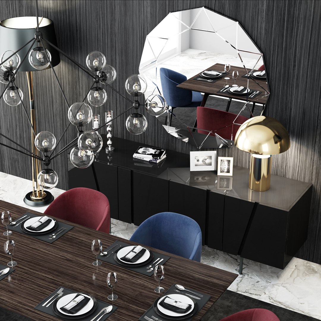 Lema Bea Table Chair 3d Model