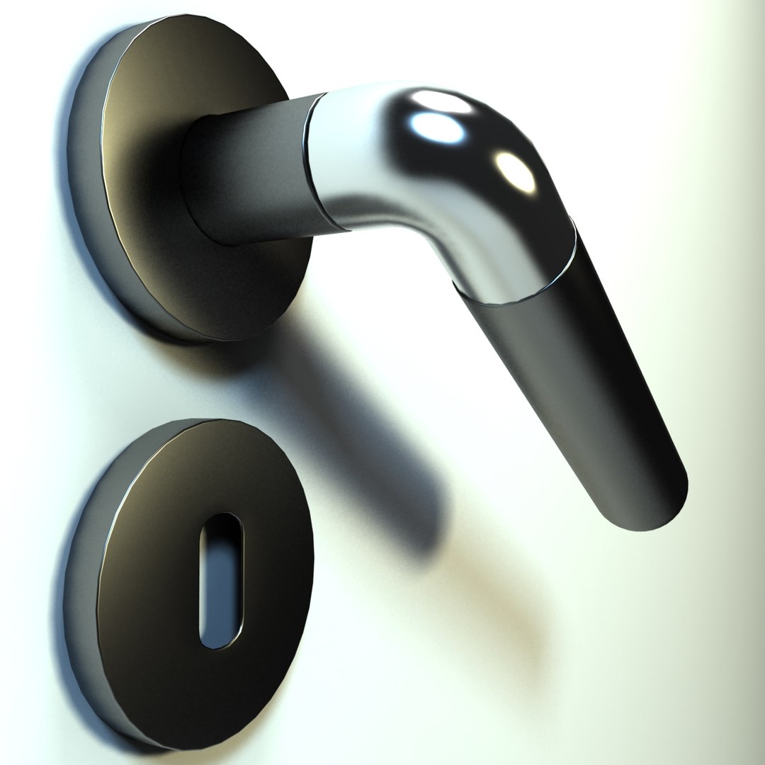 Rotating Door Handle 3d Model