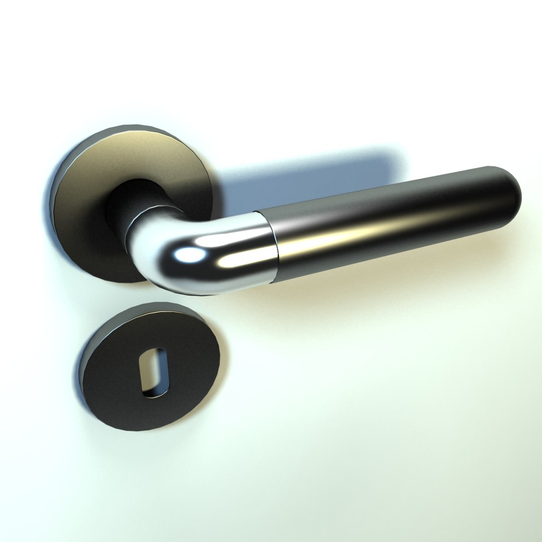 Rotating Door Handle 3d Model