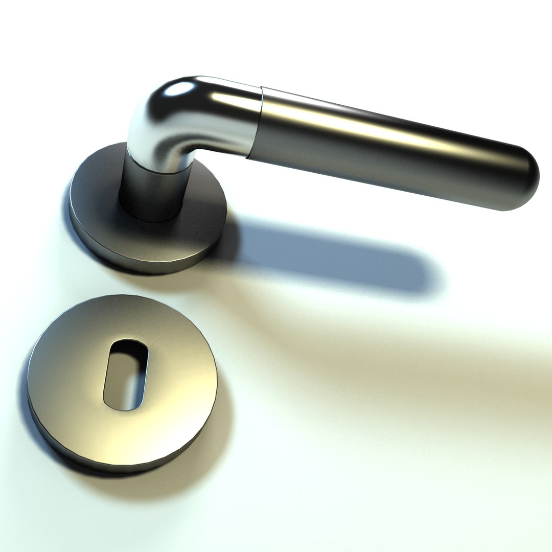 Rotating Door Handle 3d Model