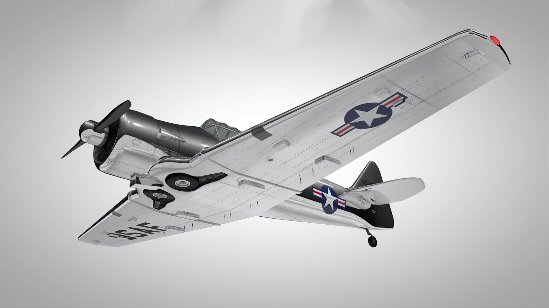 3D T6 Texan Ta 172 Model - TurboSquid 1415641