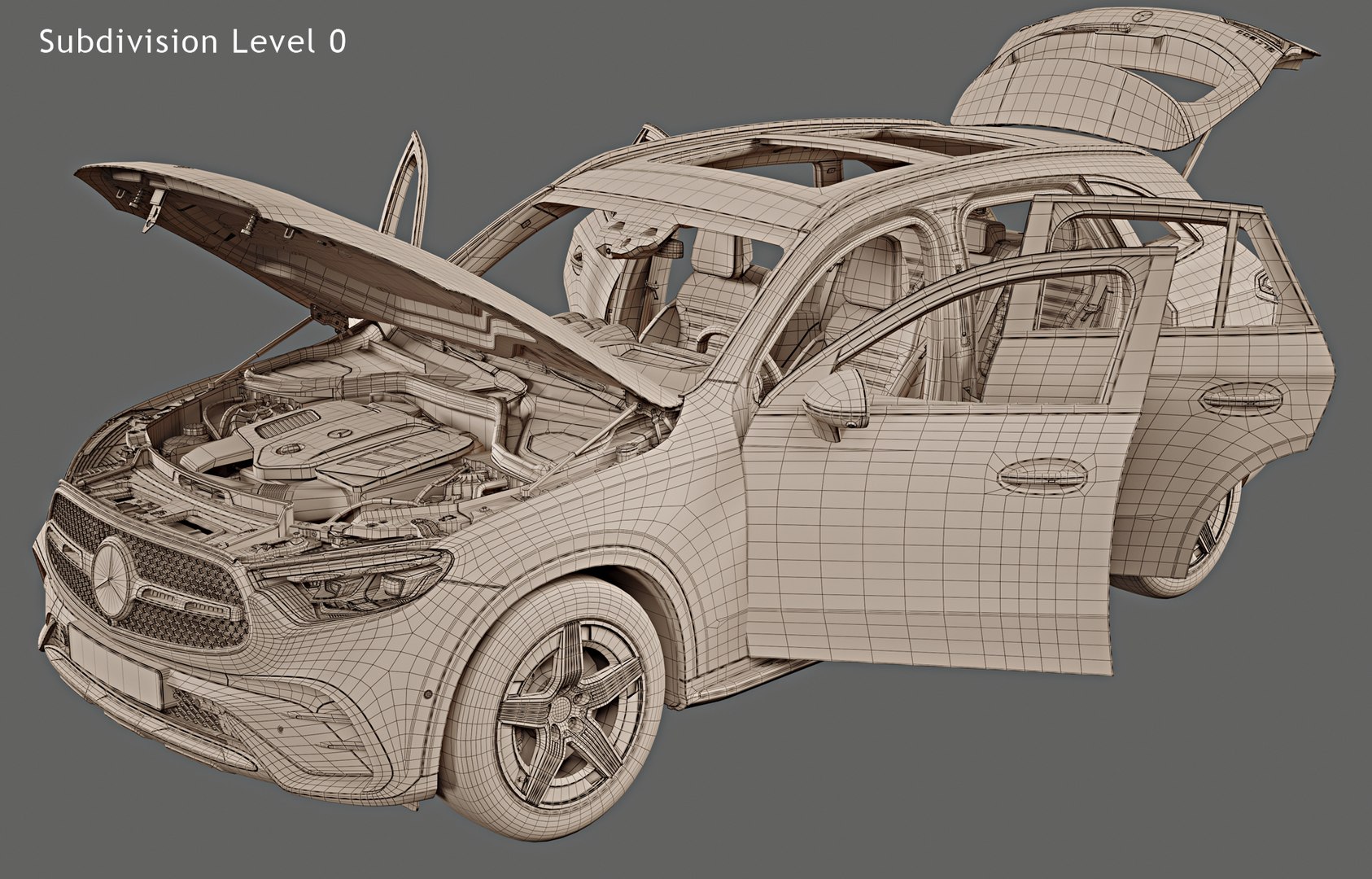 2023 Mercedes-Benz GLC 3D model - TurboSquid 1985855