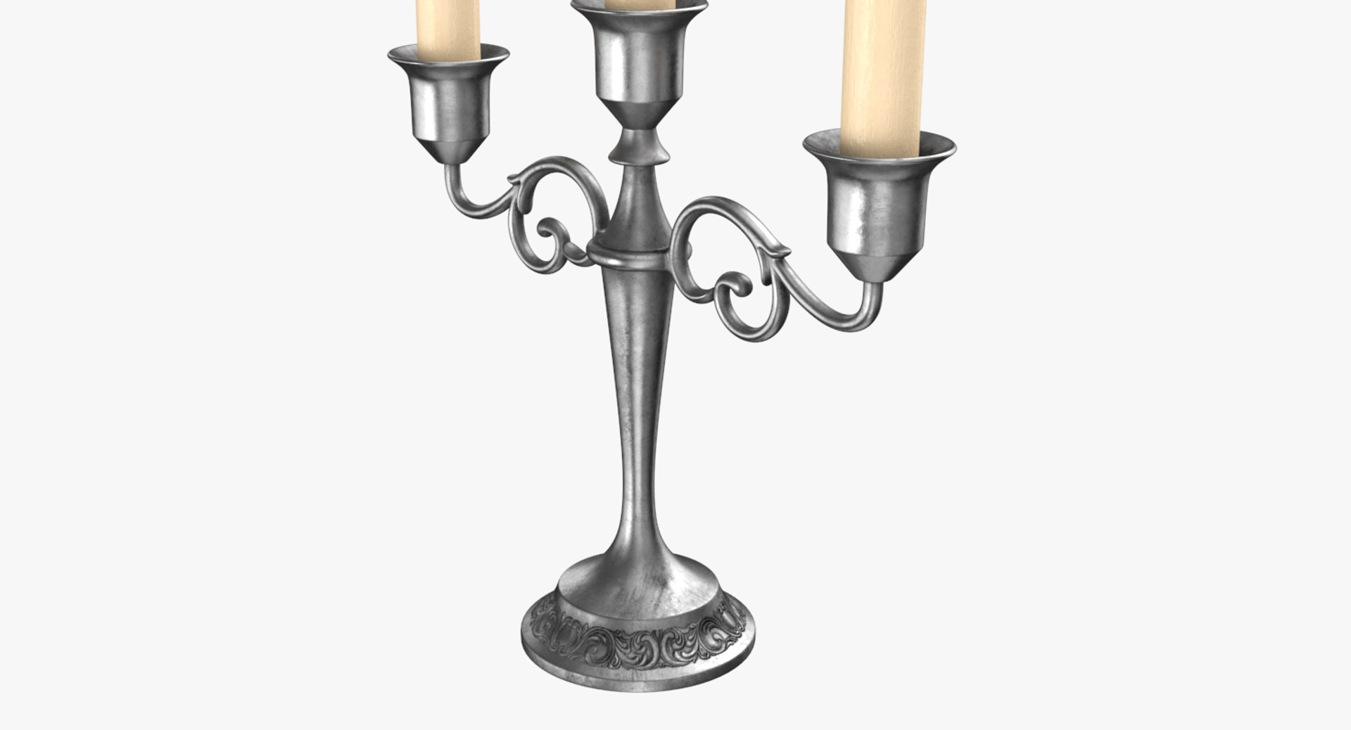 3D Candlestick Candles Model - TurboSquid 1397527