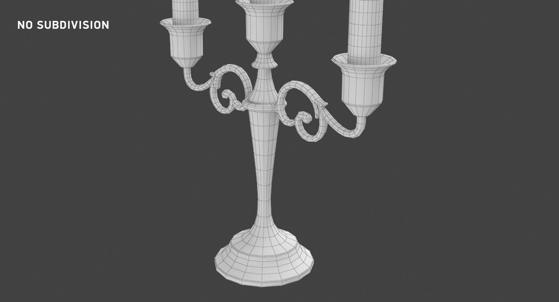 3D Candlestick Candles Model - TurboSquid 1397527