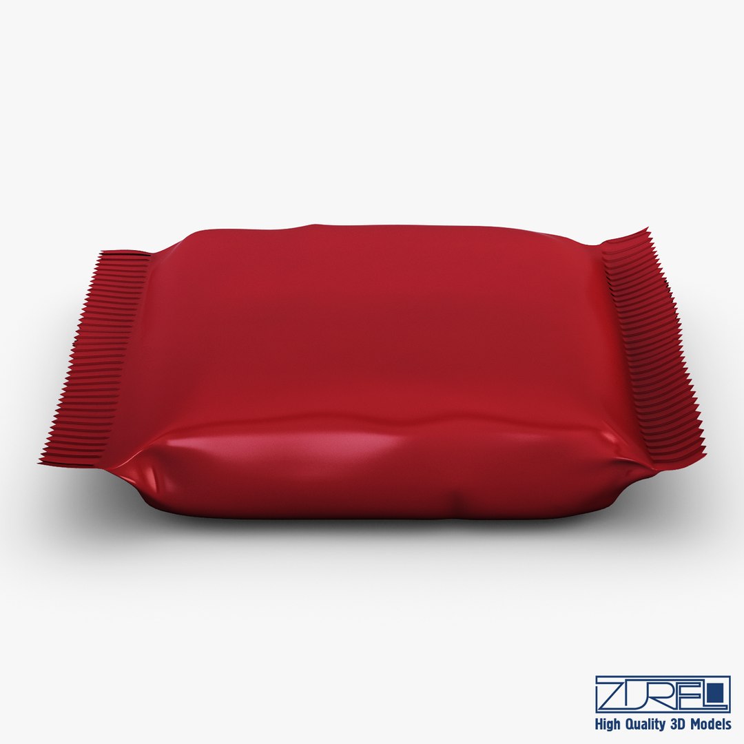 3d Candy Wrapper V 3 Model
