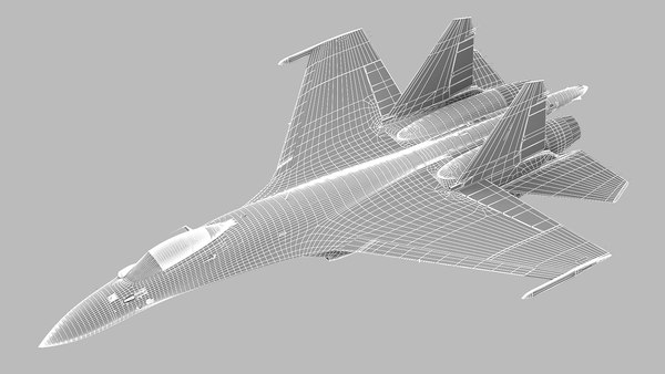 Sukhoi su-35 modeled 3D model - TurboSquid 1331298