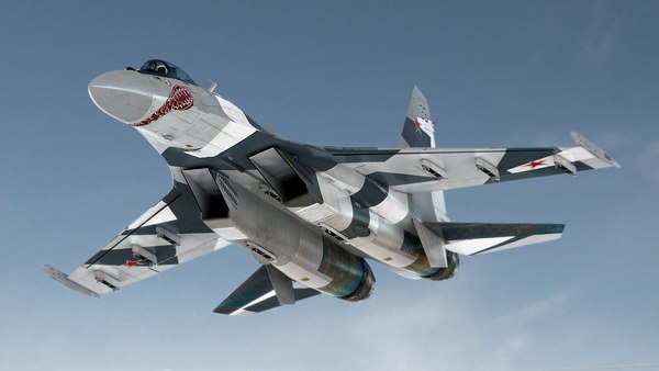 Sukhoi su-35 modeled 3D model - TurboSquid 1331298