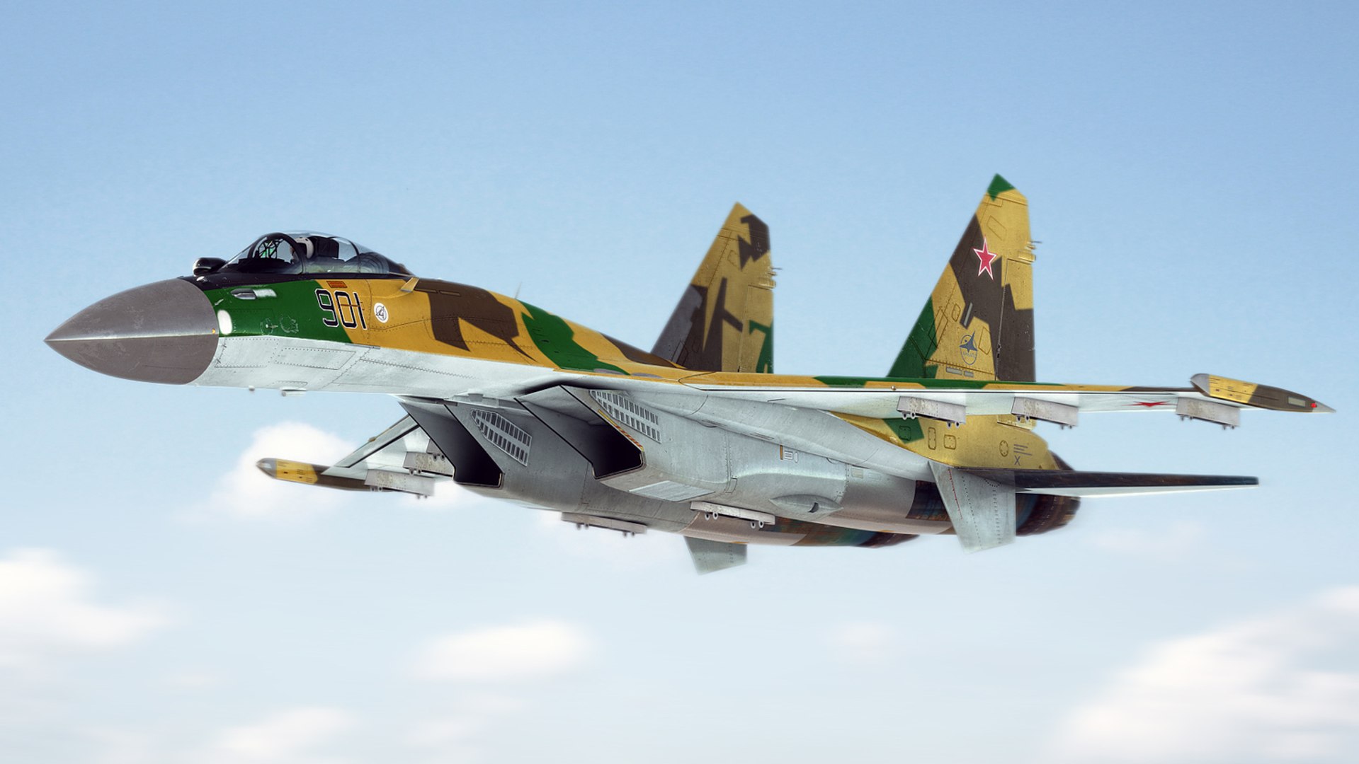 Sukhoi Su-35 Modeled 3D Model - TurboSquid 1331298