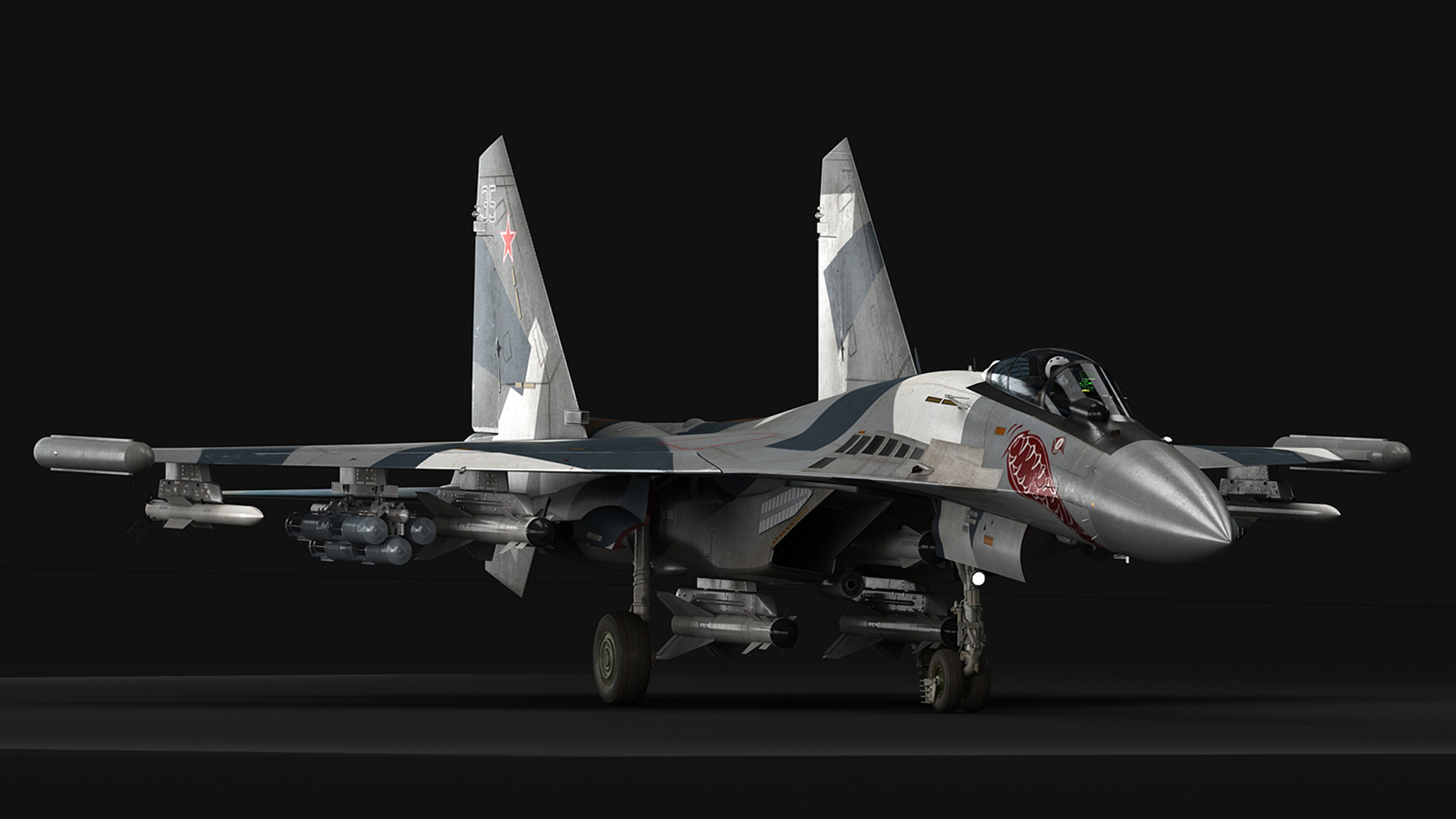 Sukhoi su-35 modeled 3D model - TurboSquid 1331298