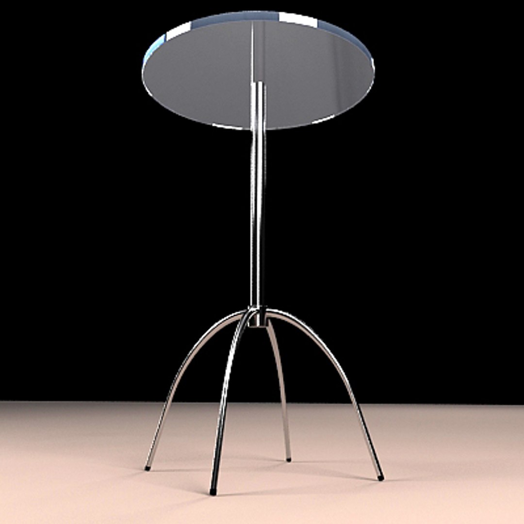 free modern table 3d model