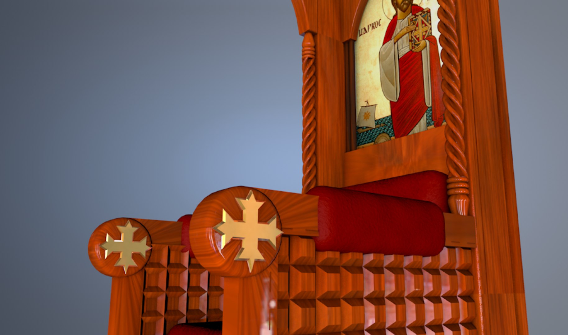 Papal Chair Model - TurboSquid 1365840