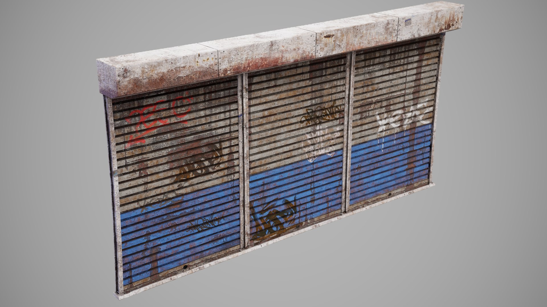 3D Shutter Metalic Model - TurboSquid 1708829