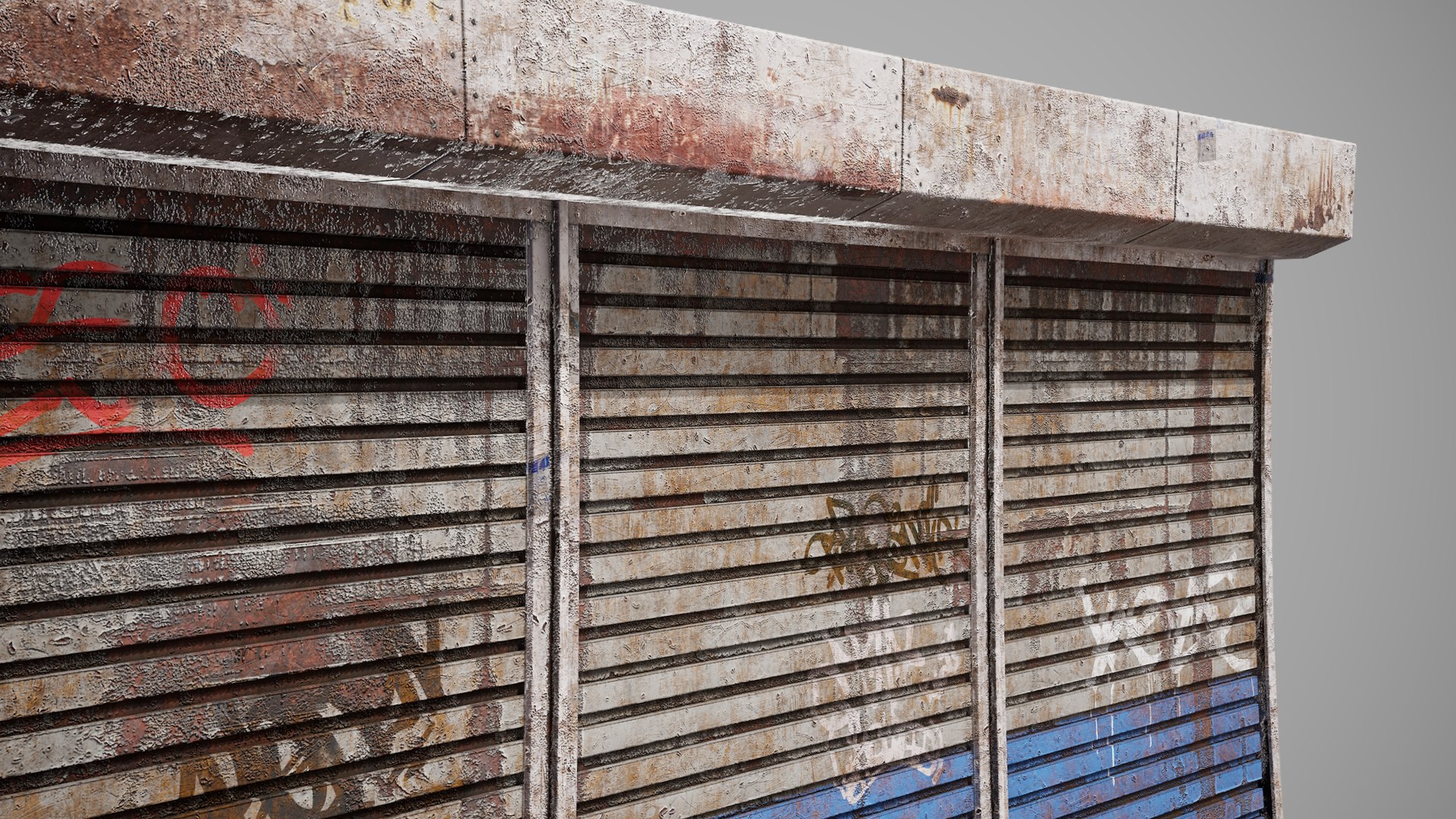 3D Shutter Metalic Model - TurboSquid 1708829