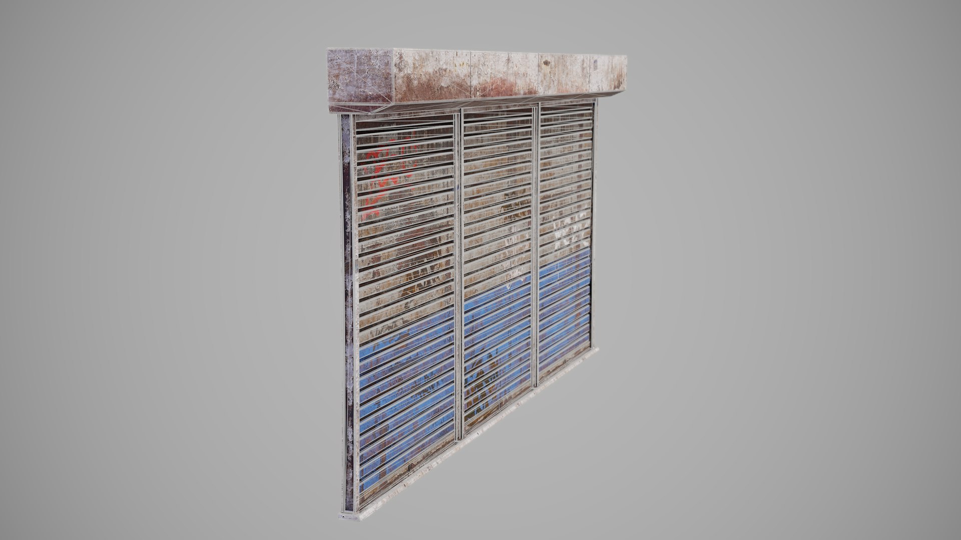 3D Shutter Metalic Model - TurboSquid 1708829