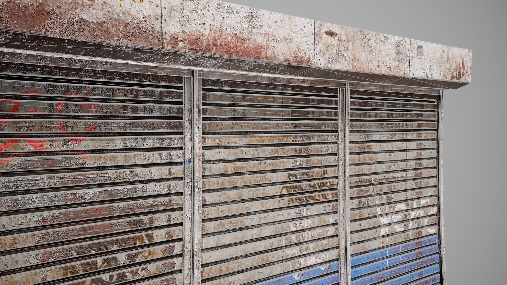 3D Shutter Metalic Model - TurboSquid 1708829