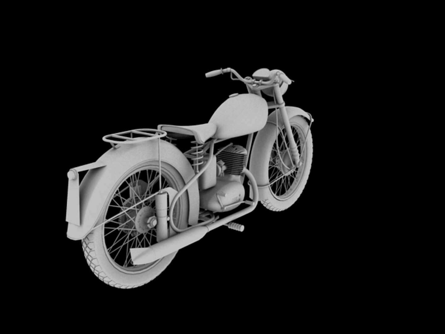Bsa Bantam D1 1948 C4d Free