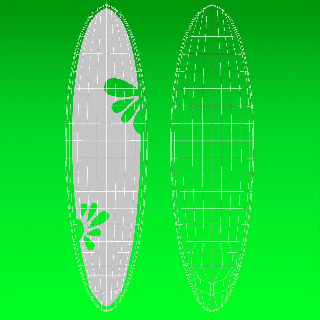 3D Funboard Surfboard model - TurboSquid 2151720