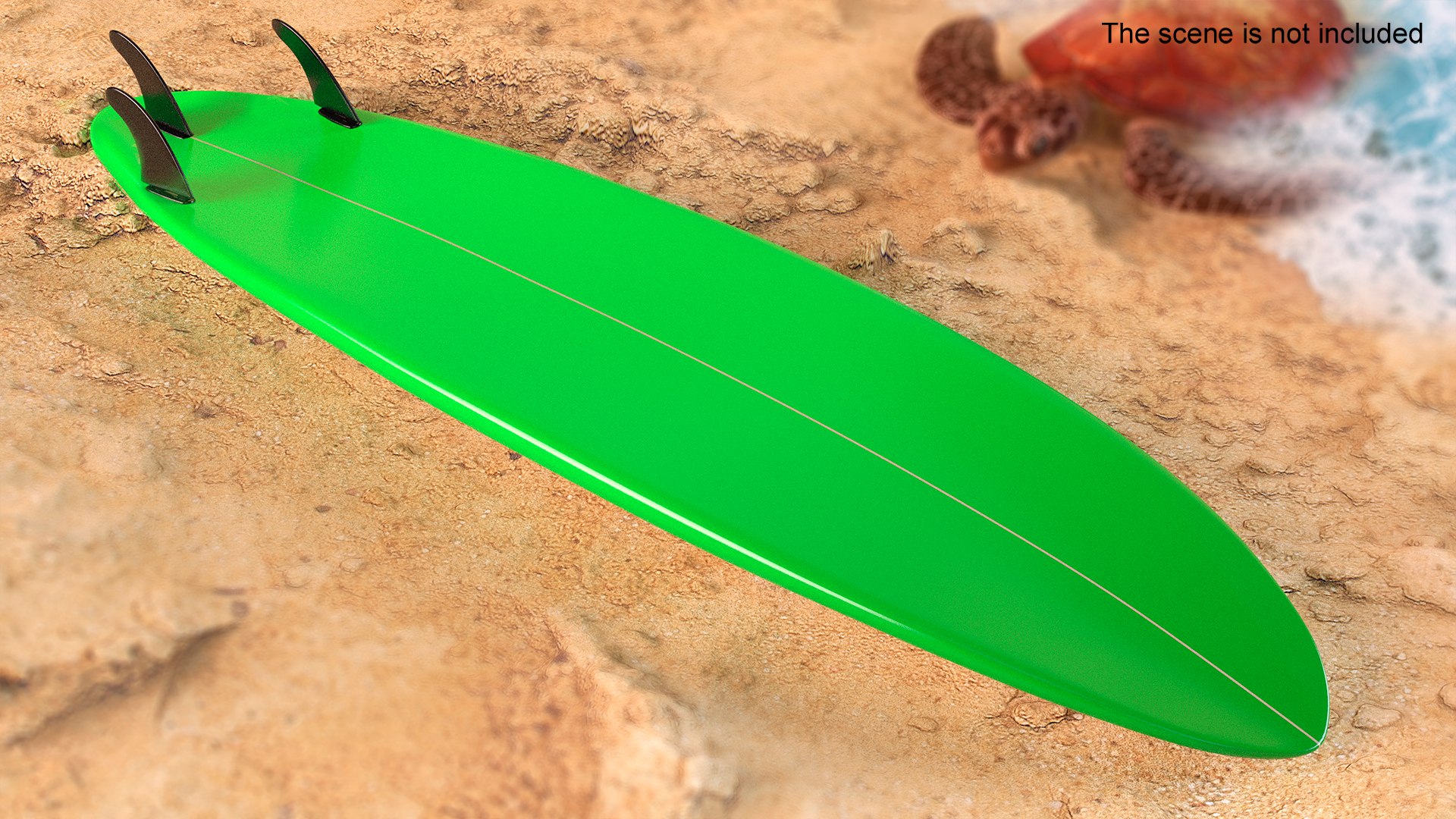 3D Funboard Surfboard Model - TurboSquid 2151720