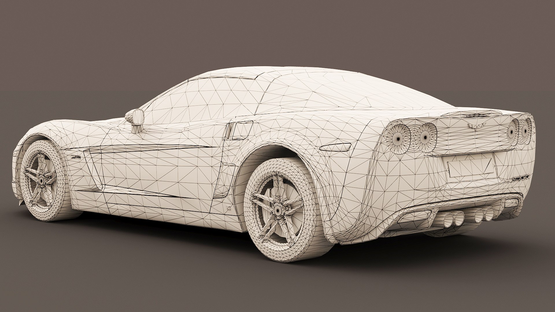 Chevrolet Corvette Z06 2006 3D Model - TurboSquid 1976108