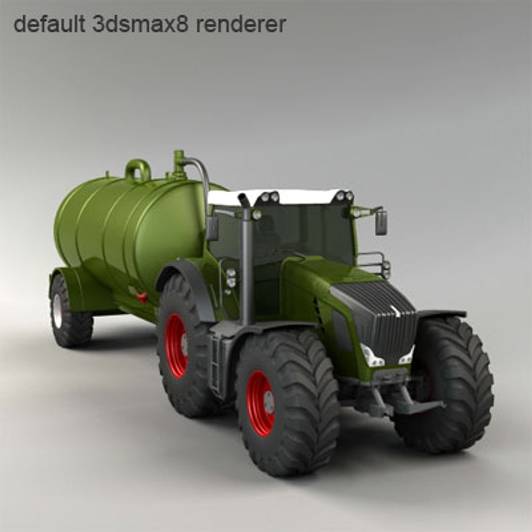 Farm Tractor 3d Model