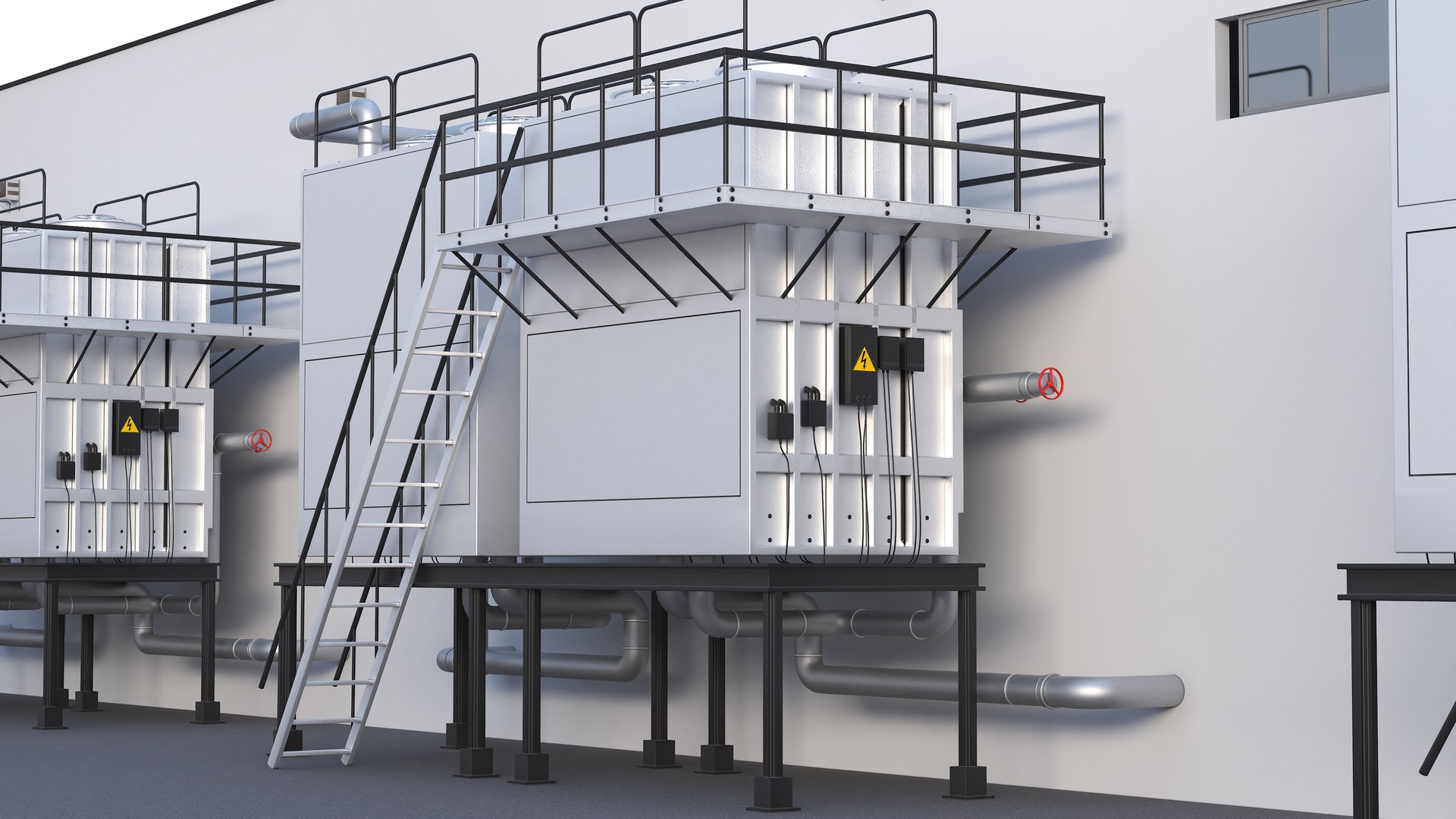 Google Data Center Building 3D Model - TurboSquid 2346494