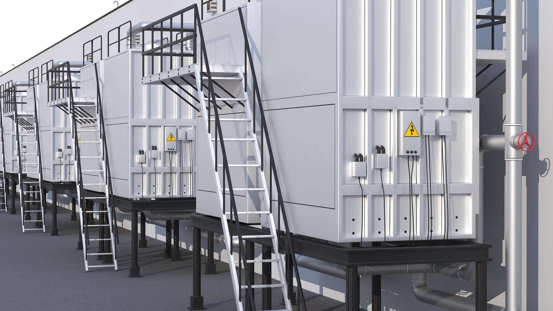 Google Data Center Building 3D Model - TurboSquid 2346494