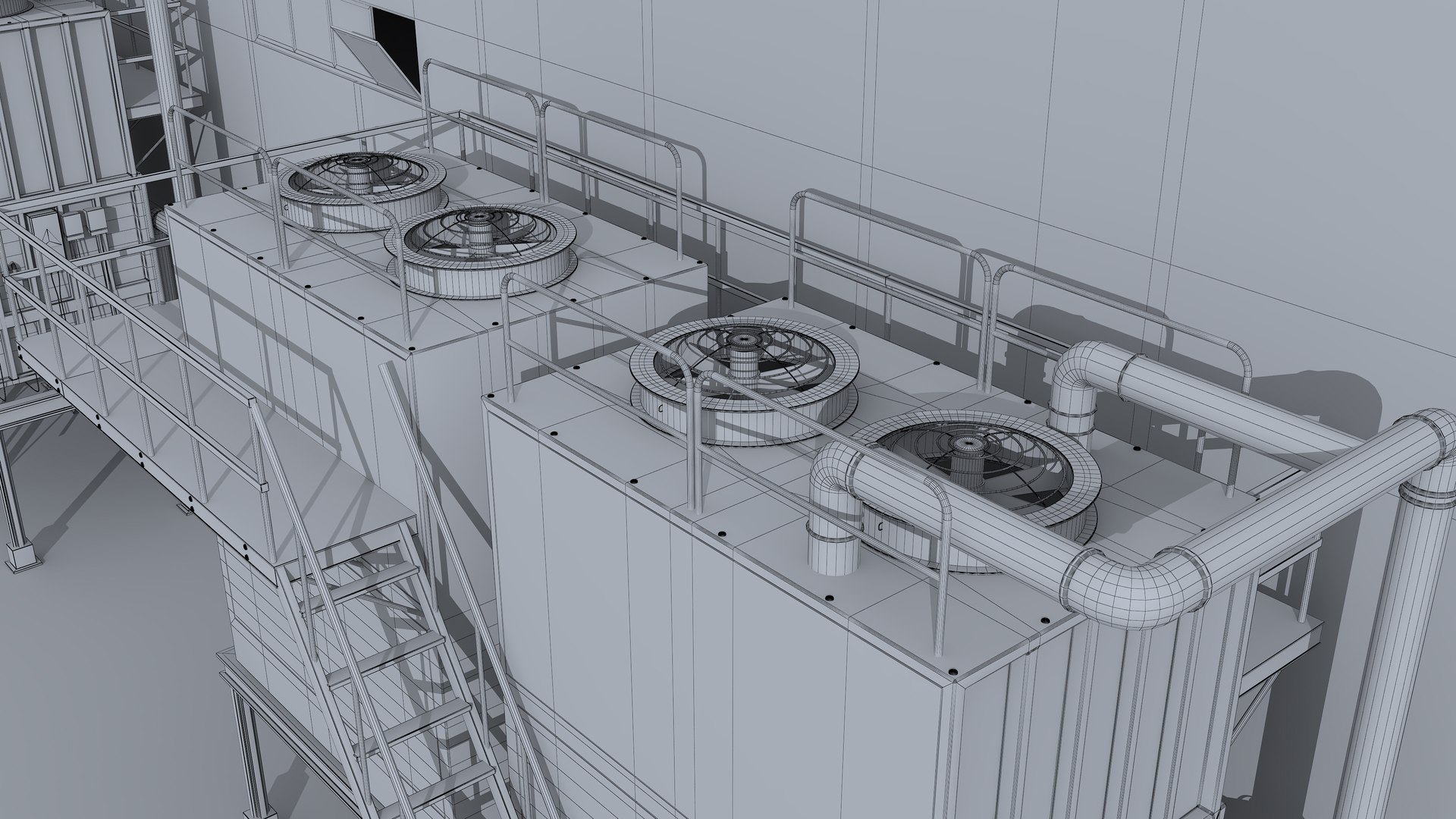 Google Data Center Building 3D Model - TurboSquid 2346494