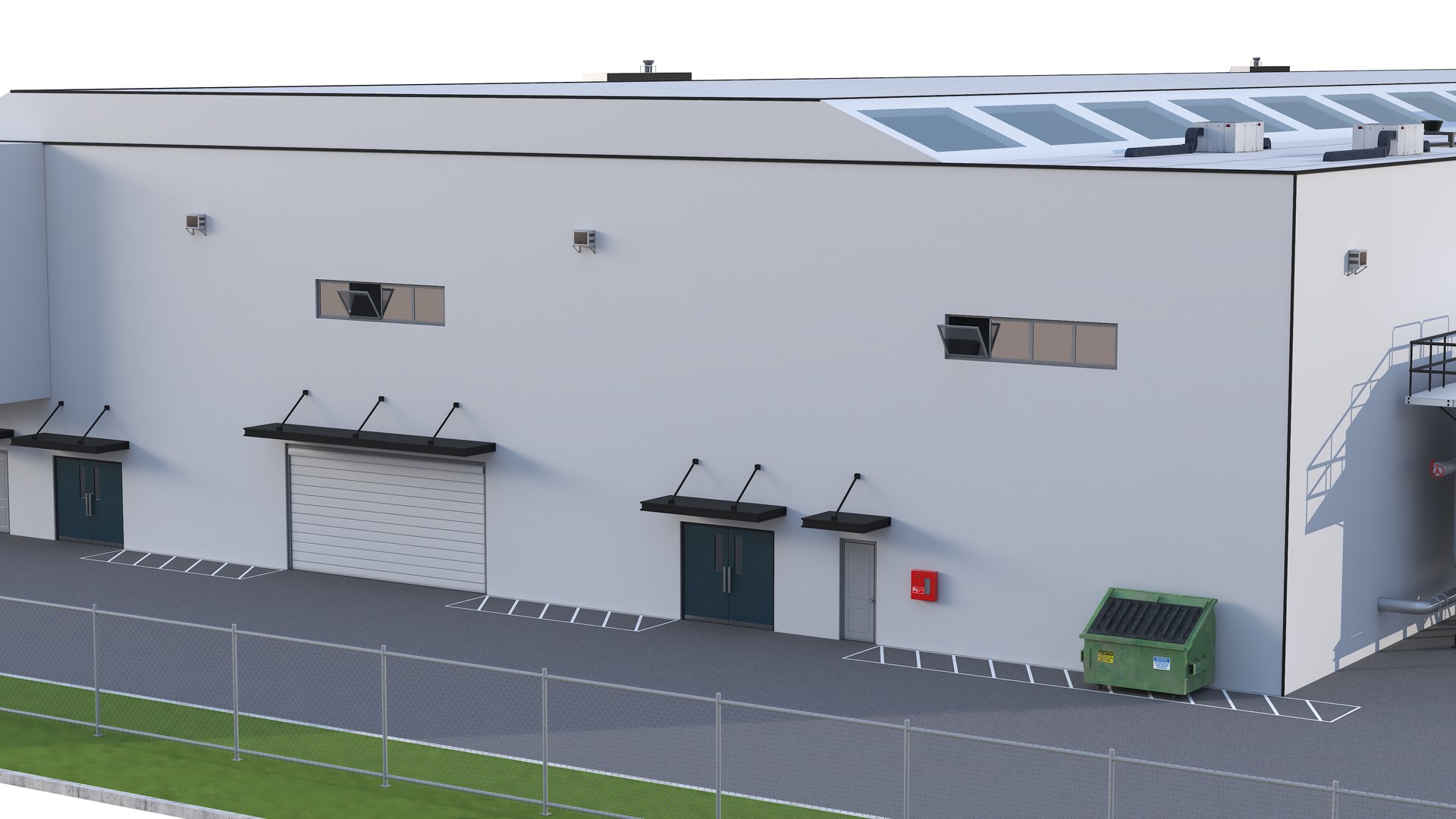 Google Data Center Building 3D Model - TurboSquid 2346494