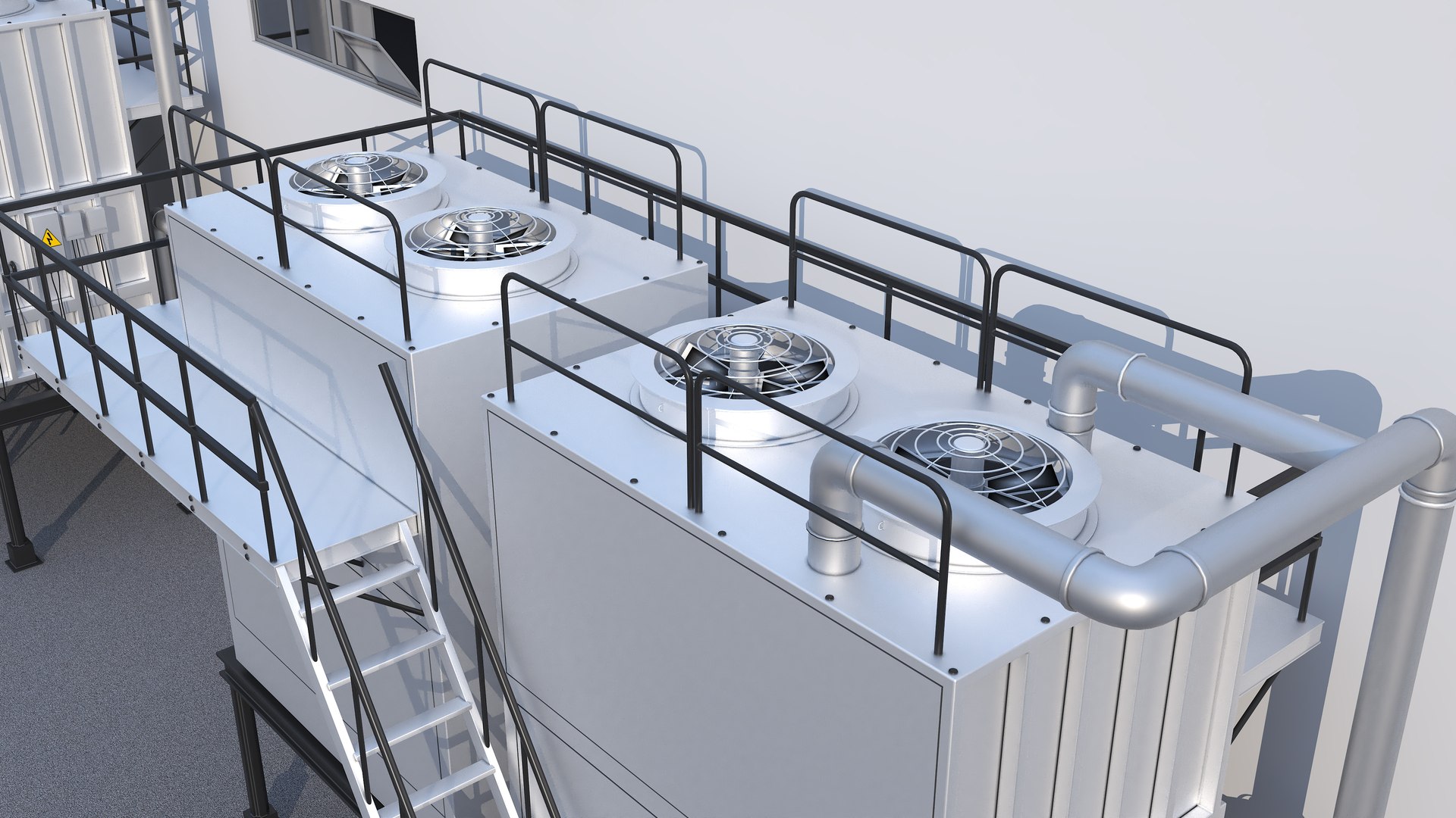 Google Data Center Building 3D Model - TurboSquid 2346494