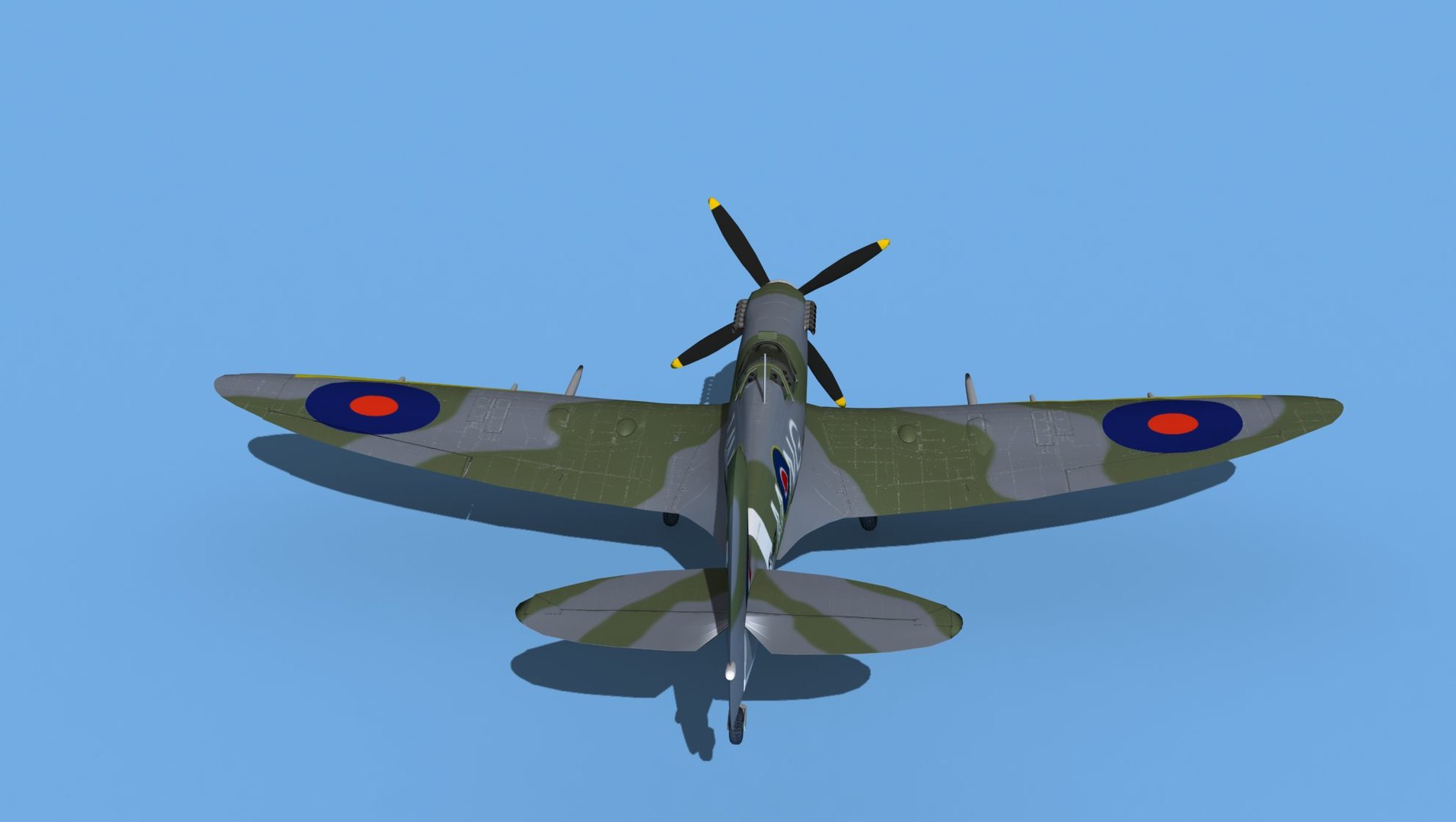 Supermarine Spitfire Mk IXb V03 3D Model - TurboSquid 1756968