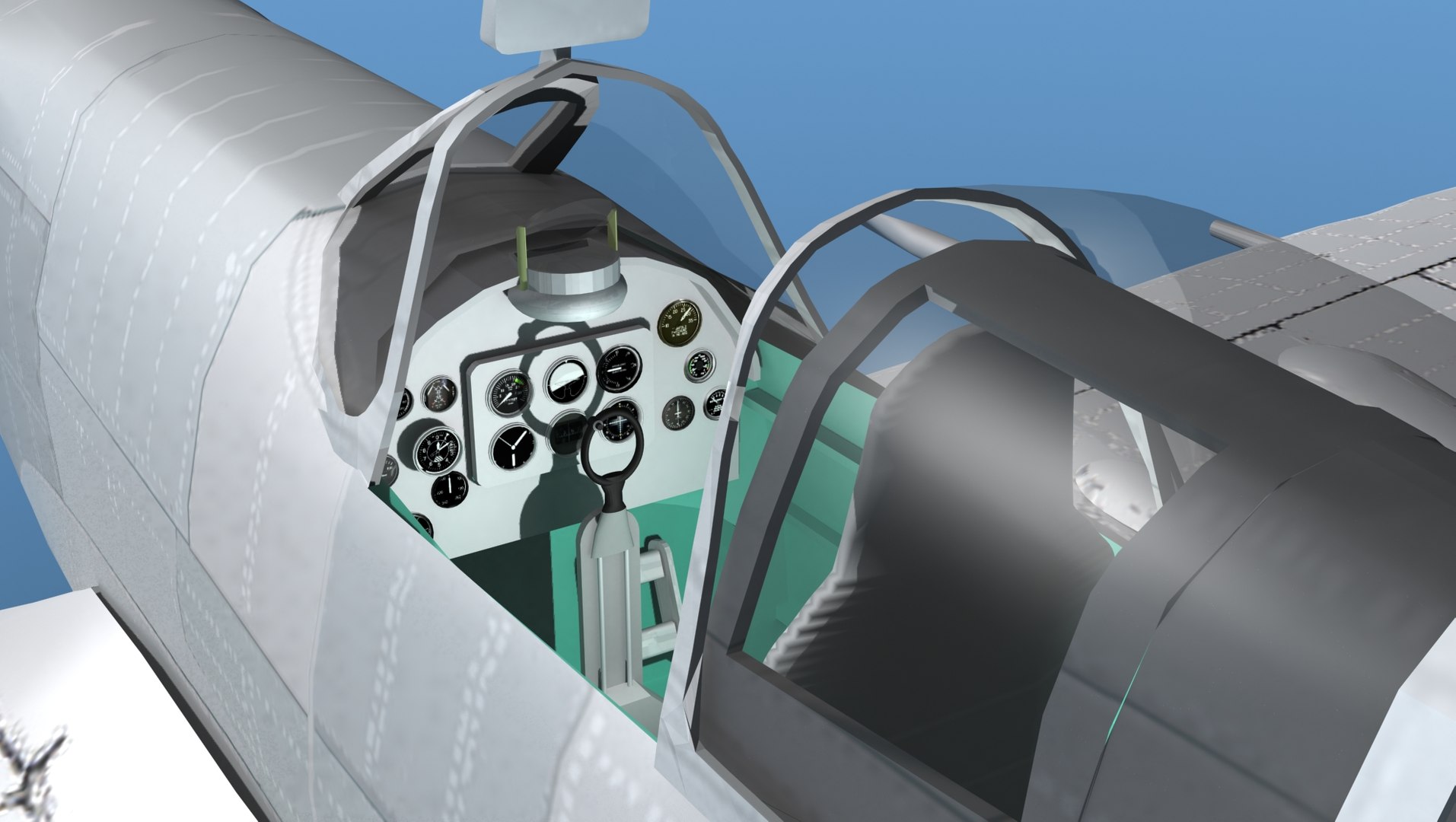 Supermarine Spitfire Mk IXb V03 3D Model - TurboSquid 1756968